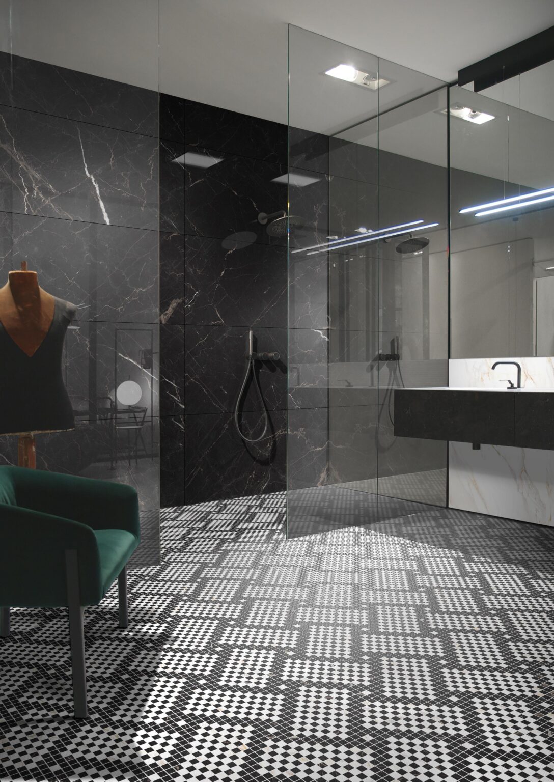 CAVA COLLECTION NERO LUSSO FULL POLISHED - Royal Ceramic